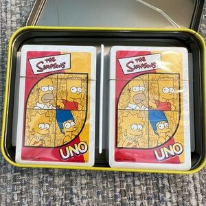 Simpsons | Games | The Simpsons Deluxe Collector Tin Uno Card Game ...